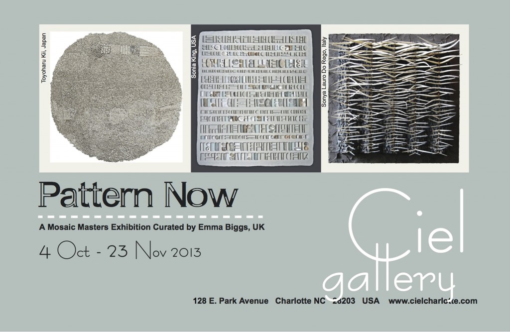 Pattern Now: A Mosaic Masters Exhibition Curated by Emma Biggs, Oct. 4 ...