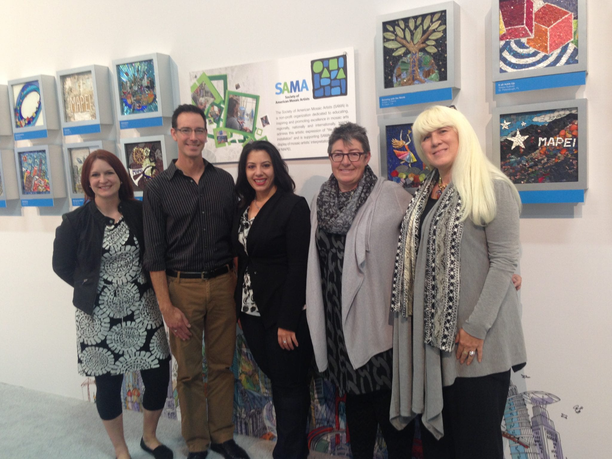 MAPEI displays SAMA Member Artists’ work at The International Surfaces ...
