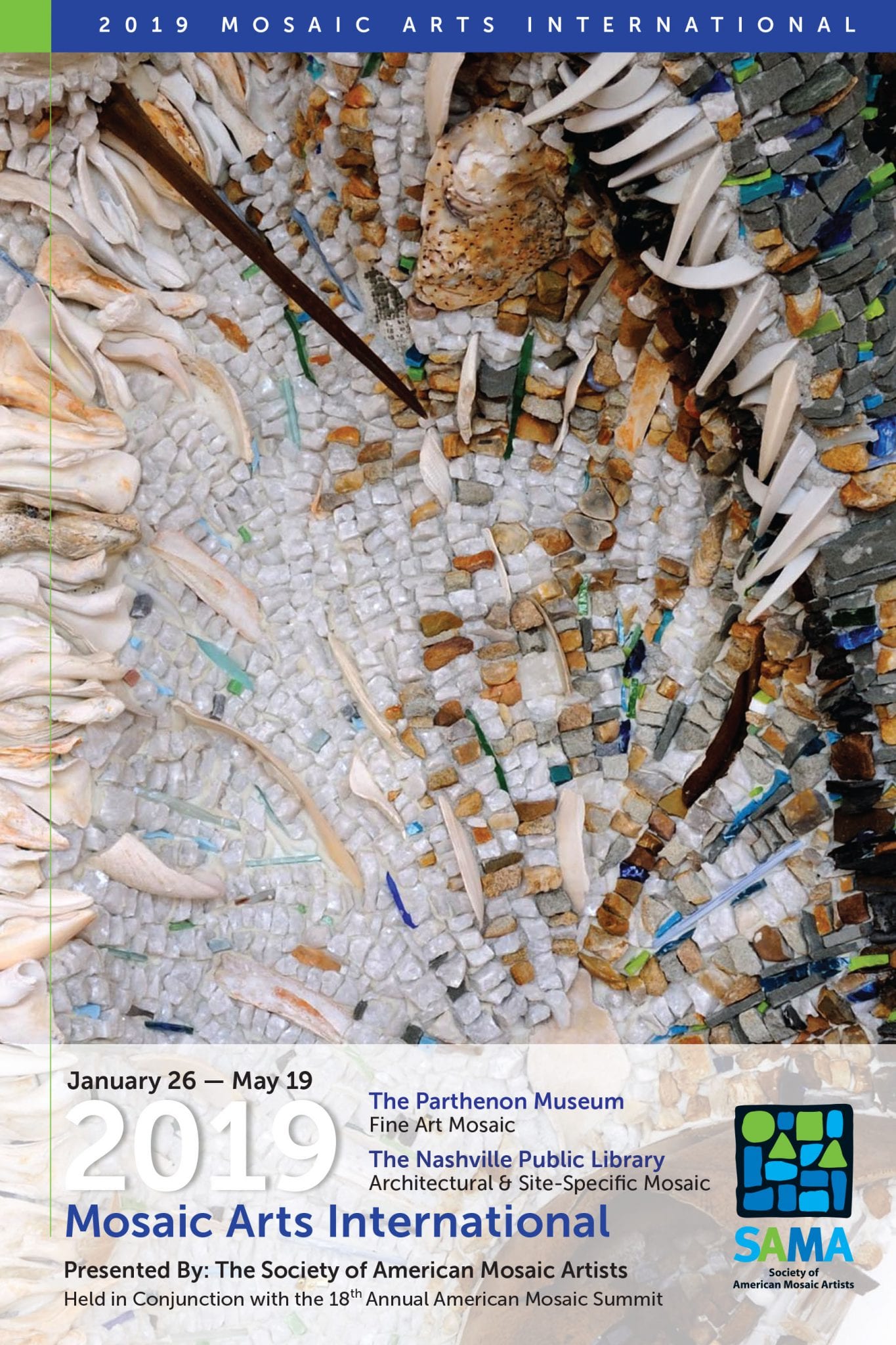 Mosaic Arts International 2019 – Society of American Mosaic Artists